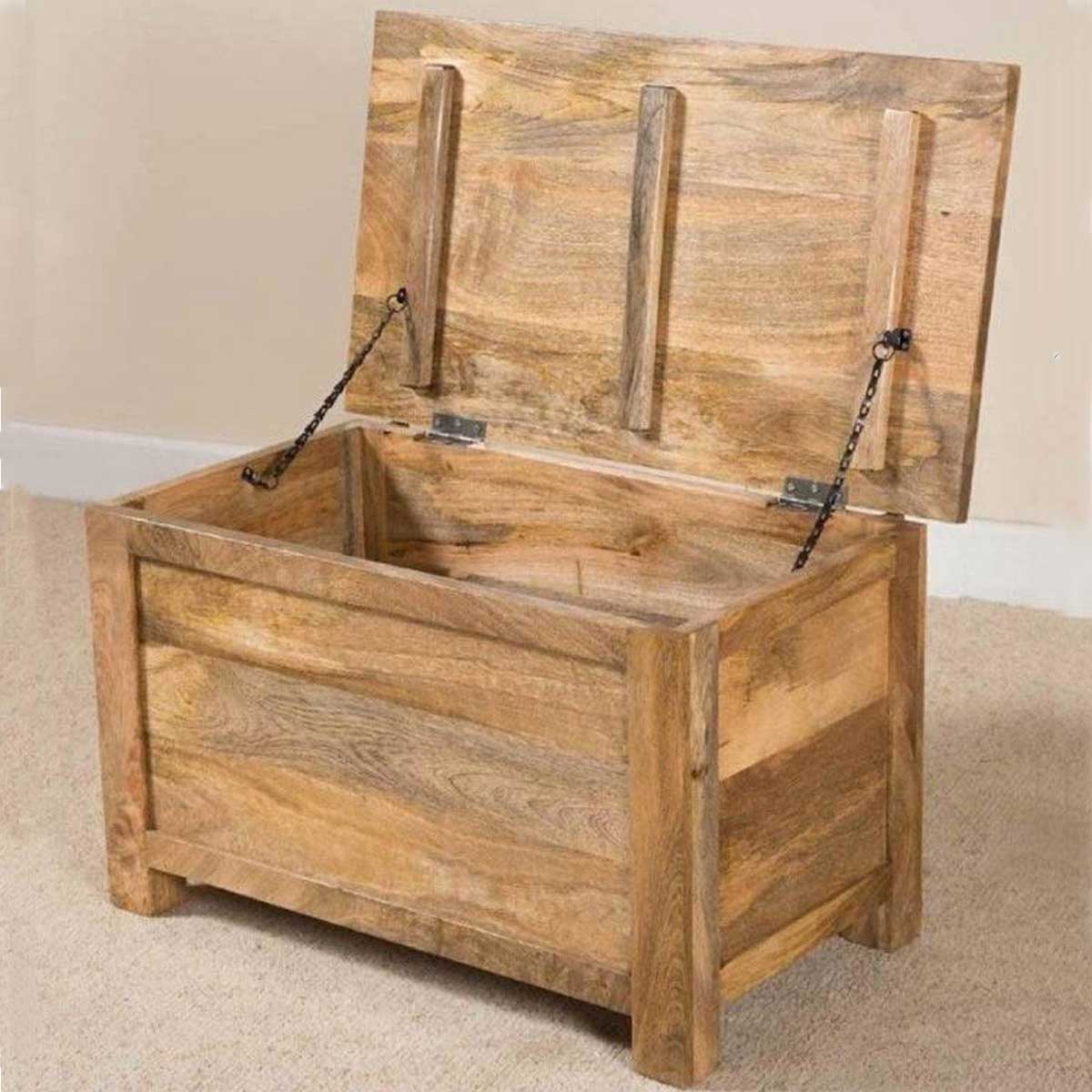 Duraster Misa Solid Mango wood Storage Trunk #2 | Duraster