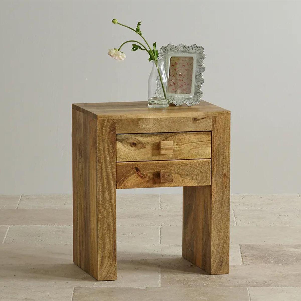 Duraster Misa Mango Wood Bedside Table | Duraster
