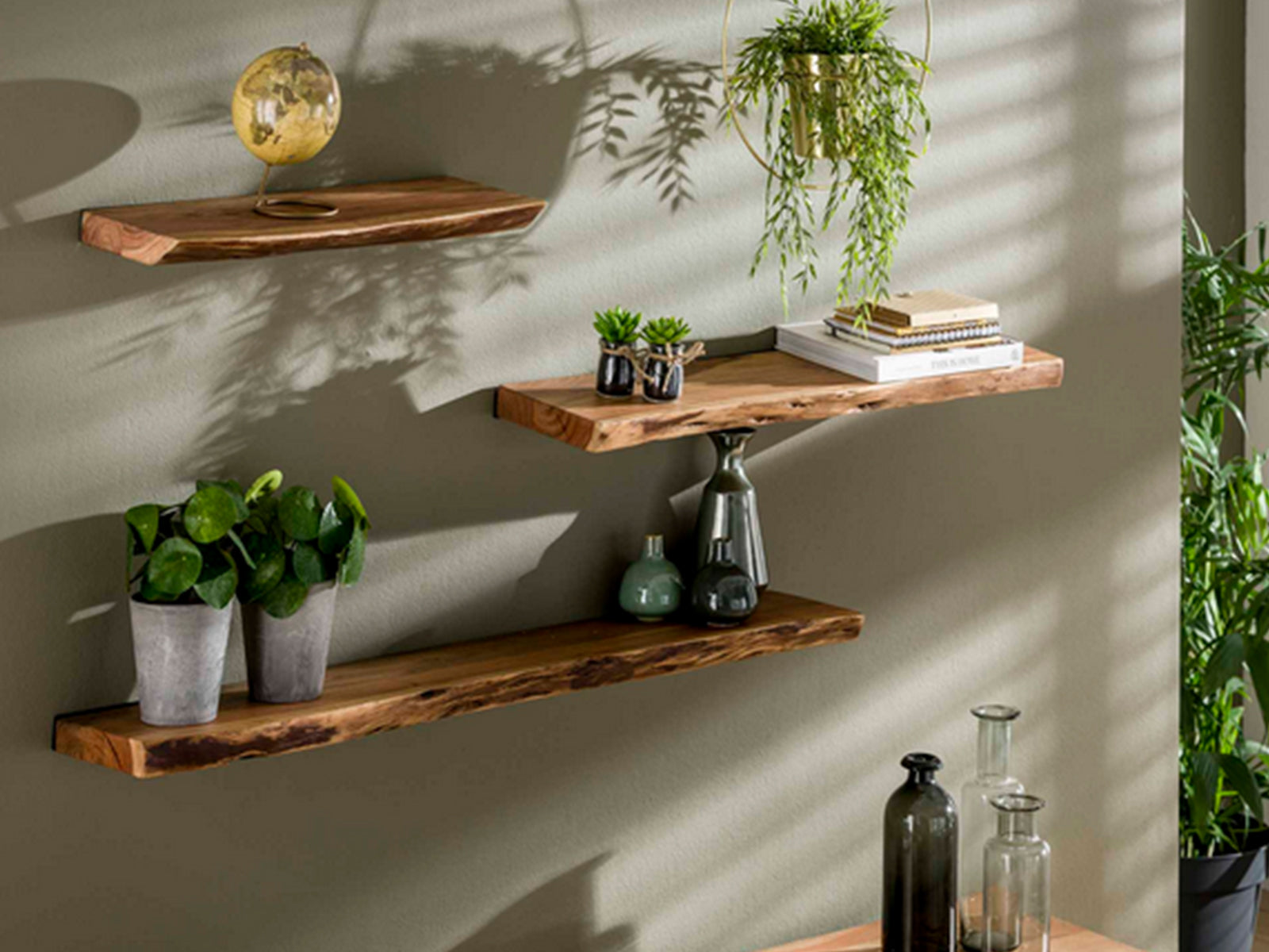 Duraster Nature Wooden Wall Mounted Shelves | Duraster